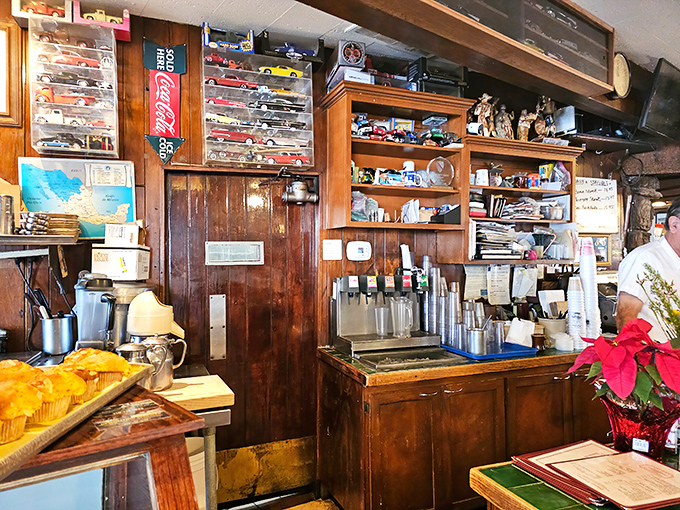 Behind the counter, organized chaos creates morning miracles one order at a time daily.