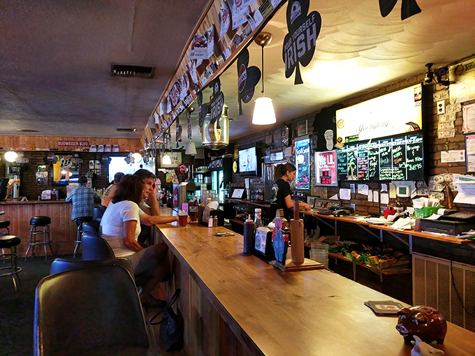 A bar that tells stories through its worn wood and carefully arranged bottles. The kind of place where "just one more" becomes a happy inevitability.