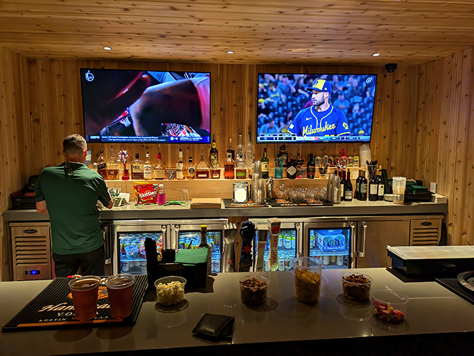 This isn't just a bar &ndash; it's a shrine to conviviality where sports on TV, amber bottles, and the promise of perfect cocktails create Wisconsin's version of paradise.