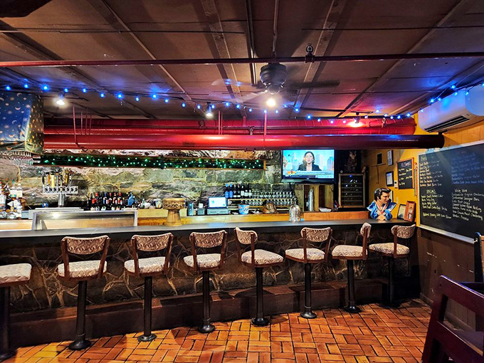 The bar combines rustic charm with modern comforts&mdash;exactly where you want to be when deciding between another appetizer or saving room for dessert.