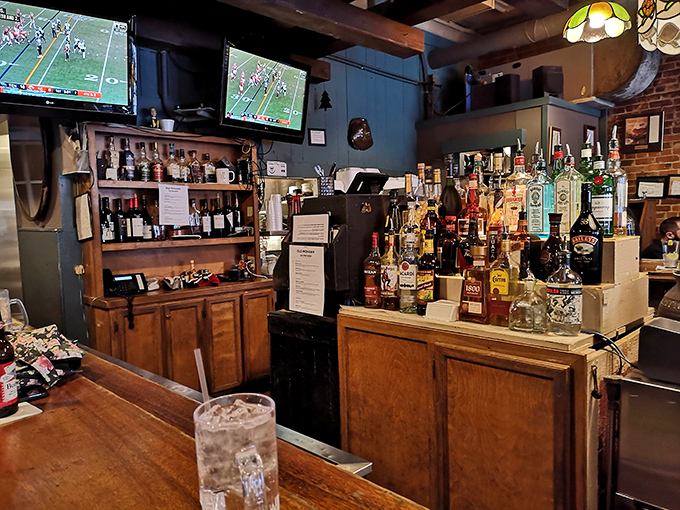 A bar stocked not just with spirits but with spirit. The kind of place where everybody might not know your name&mdash;yet.