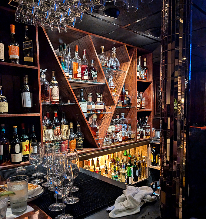 Behind this bar, bottles aren't just ingredients &ndash; they're supporting actors in the culinary theater that unfolds nightly at The Top.