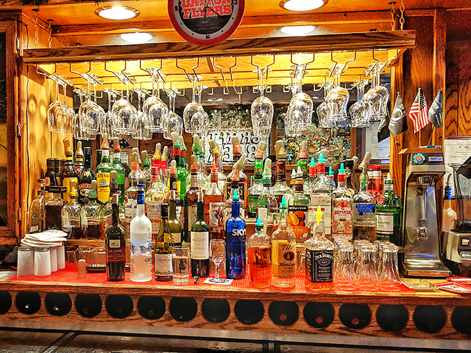 A bar that's seen more toasts than a wedding reception, each one well-deserved.