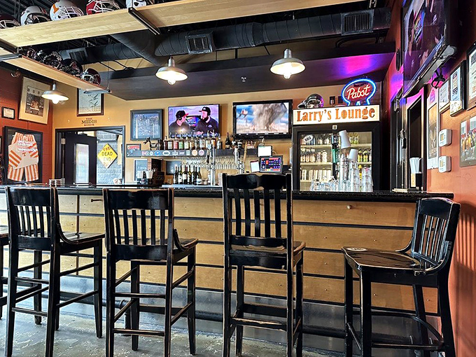 Larry's Lounge isn't just a bar&mdash;it's a sanctuary where barbecue pilgrims can toast their good fortune with a cold one after a smoky feast.