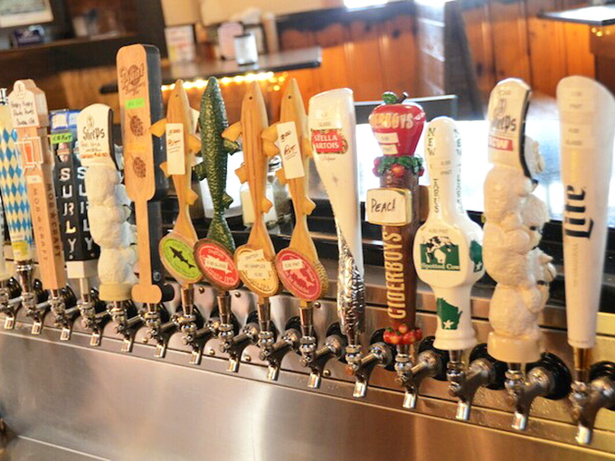 Beer taps lined up like soldiers ready for duty. In Wisconsin, a good tap selection isn't luxury&mdash;it's practically a constitutional right. 