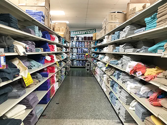 The linen section: where "just browsing" turns into "somehow I need six new towel sets" faster than you can say "bargain hunter."