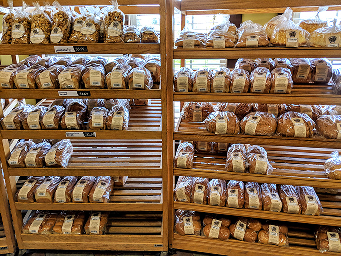 Bread displayed with the reverence it deserves&mdash;each loaf a testament to the simple magic of flour, water, and tradition.