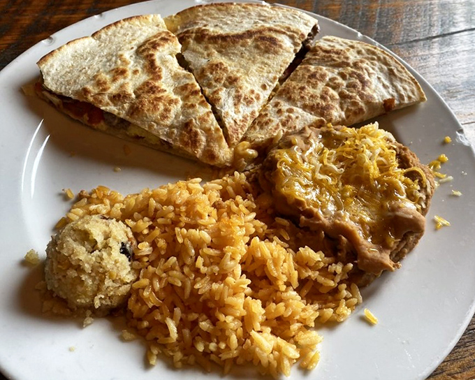 Breakfast goes south of the border in the most delicious way&mdash;a quesadilla that proves tortillas deserve morning glory too.