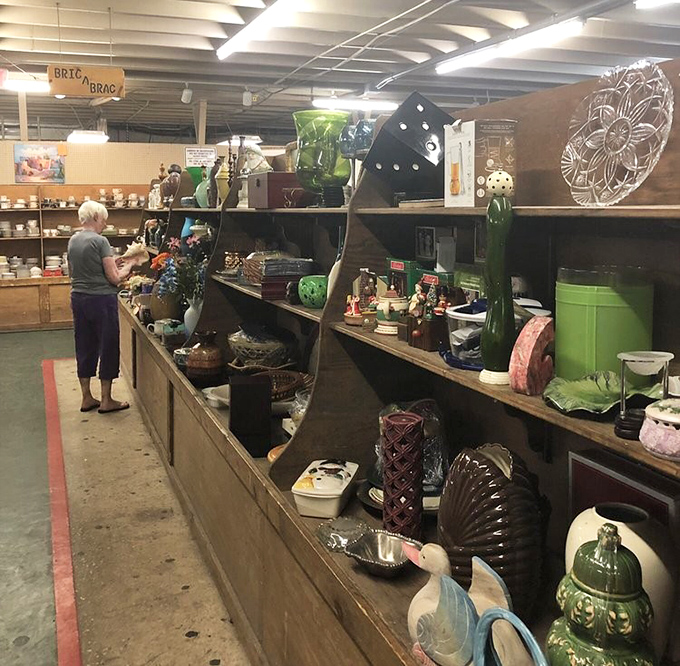 Treasure hunting at its finest in the home d&eacute;cor section. One person's "too much" becomes another's perfect conversation piece.