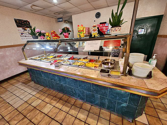 The buffet line&mdash;where decisions get tough and restraint goes out the window. Strategy is required for maximum enjoyment.