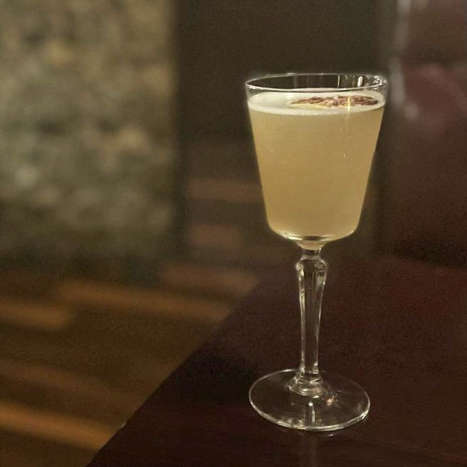 An elegant cocktail that says, "Yes, I'm sophisticated, but I still know how to have more fun than everyone at this table."