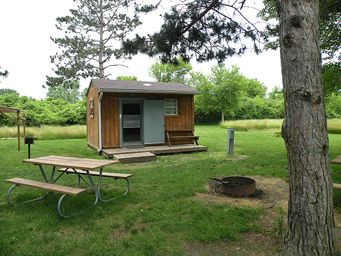 Rustic simplicity meets outdoor comfort in these charming cabins. For when you want to commune with nature but still need a proper door.