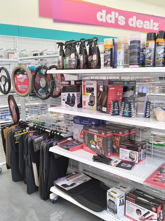 Car accessories that make your daily commute slightly less soul-crushing. Steering wheel covers and cleaning sprays: adulting made marginally more exciting.