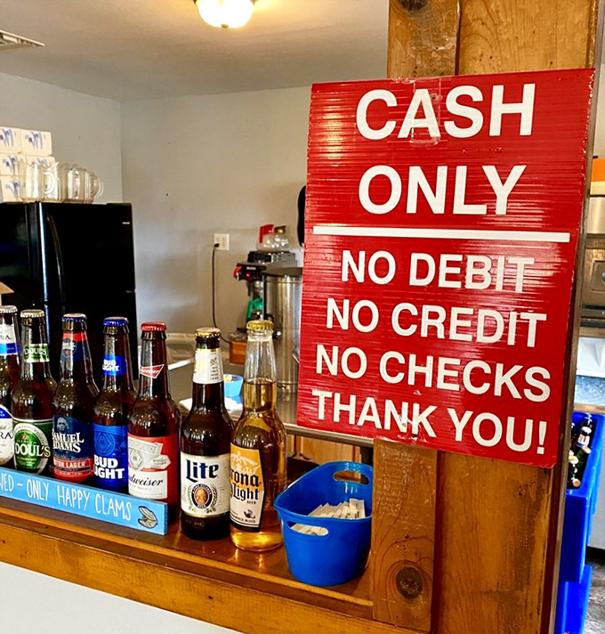 The "Cash Only" sign isn't a limitation &ndash; it's a badge of old-school authenticity in a world of digital everything.