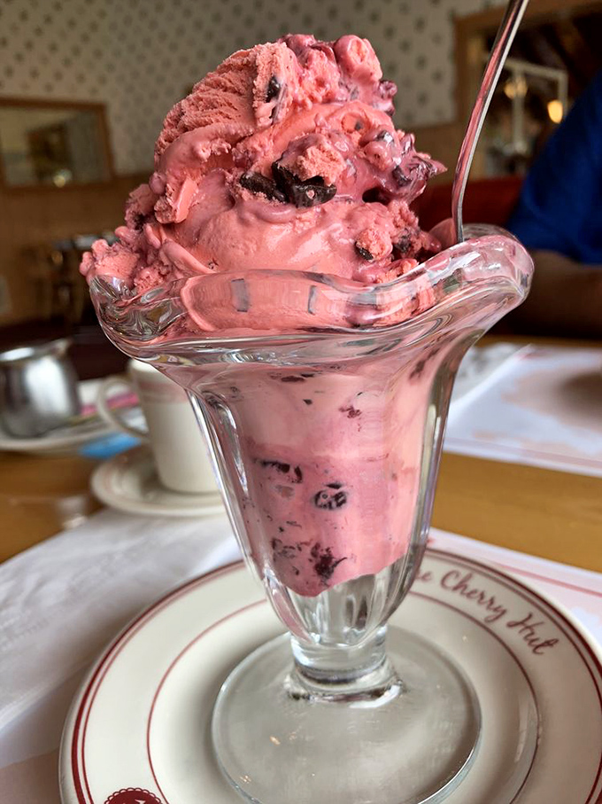 Cherry ice cream that captures summer in northern Michigan and serves it up in scoopable form.
