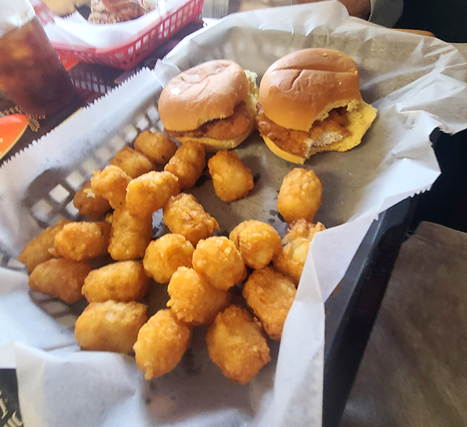 Sliders and tots&mdash;the dynamic duo of bar food. These mini-sandwiches prove that sometimes the best things come in small, golden-fried packages.