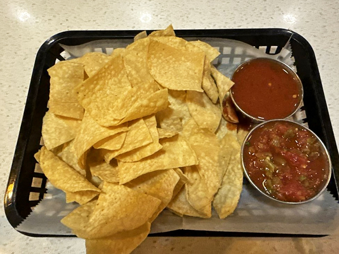 Fresh tortilla chips and house-made salsa &ndash; the opening act that somehow manages to steal the entire show. 