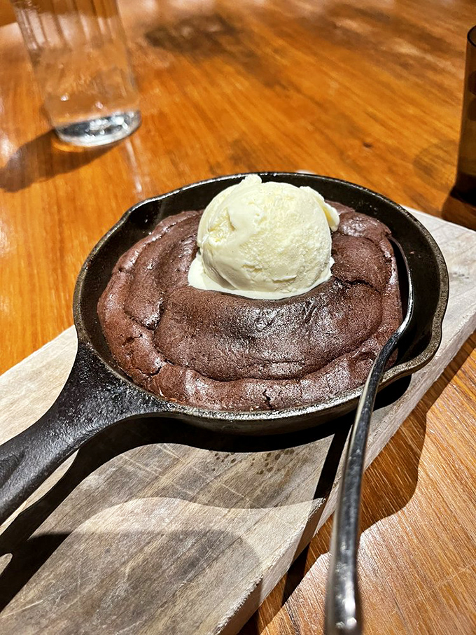 Warm chocolate cake meets cool vanilla ice cream—the dessert equivalent of Sinatra and Bennett trading verses on a perfect duet.