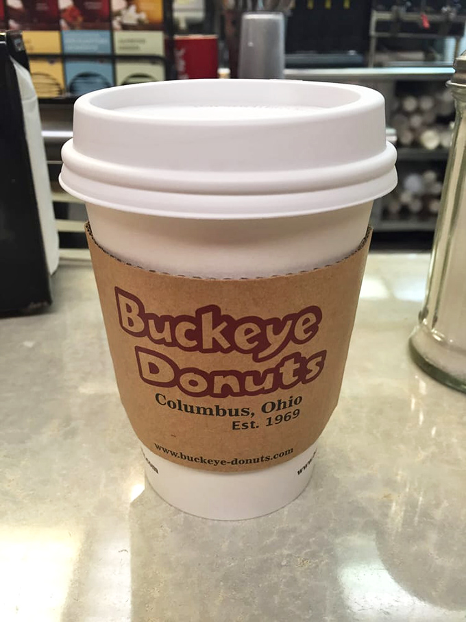 Simple pleasures in a paper sleeve&mdash;Buckeye Donuts coffee comes without pretension but with plenty of Columbus pride.