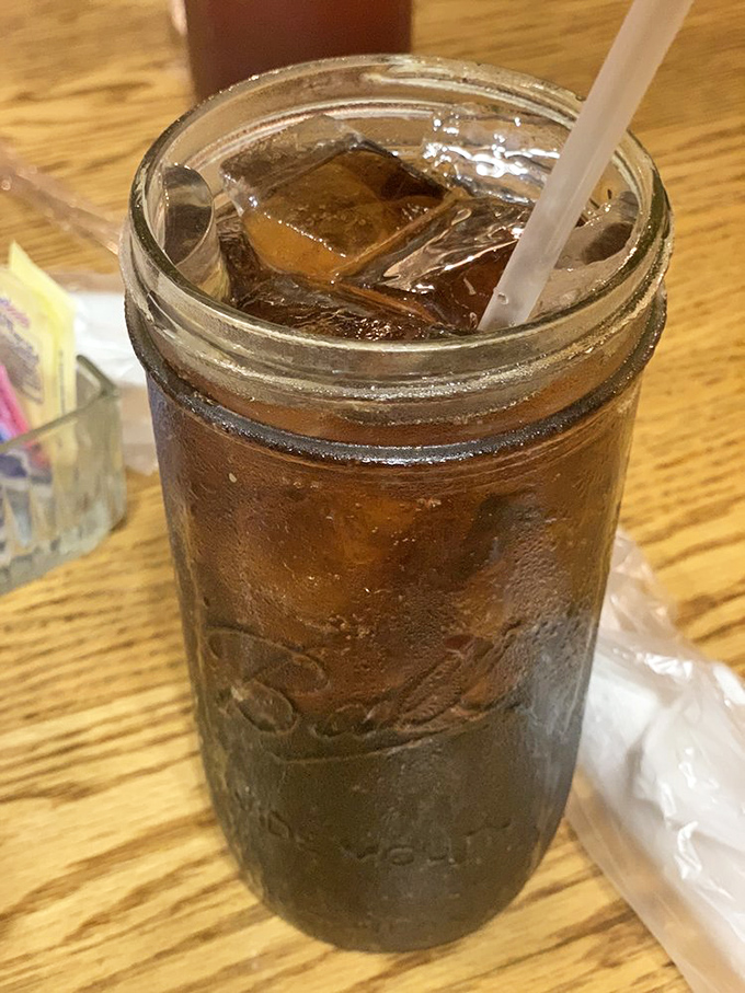 Sweet tea in a Mason jar&mdash;because drinking it any other way in Tennessee would probably violate some unwritten state law.