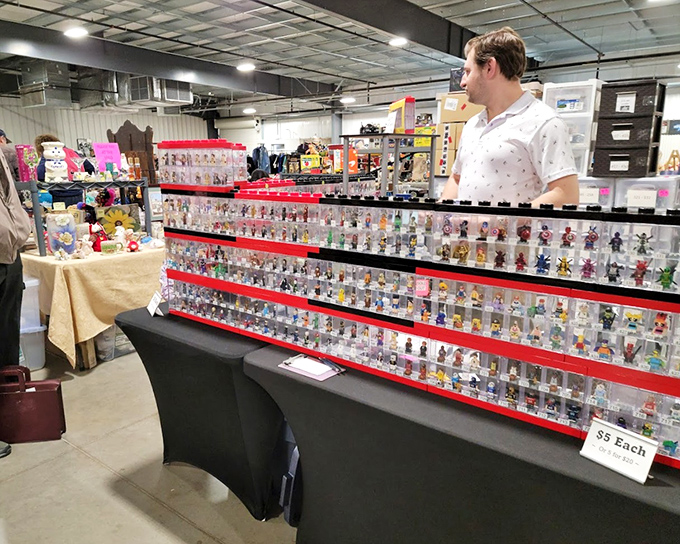 Collectibles galore create a museum-quality display that would make curators weep with envy.