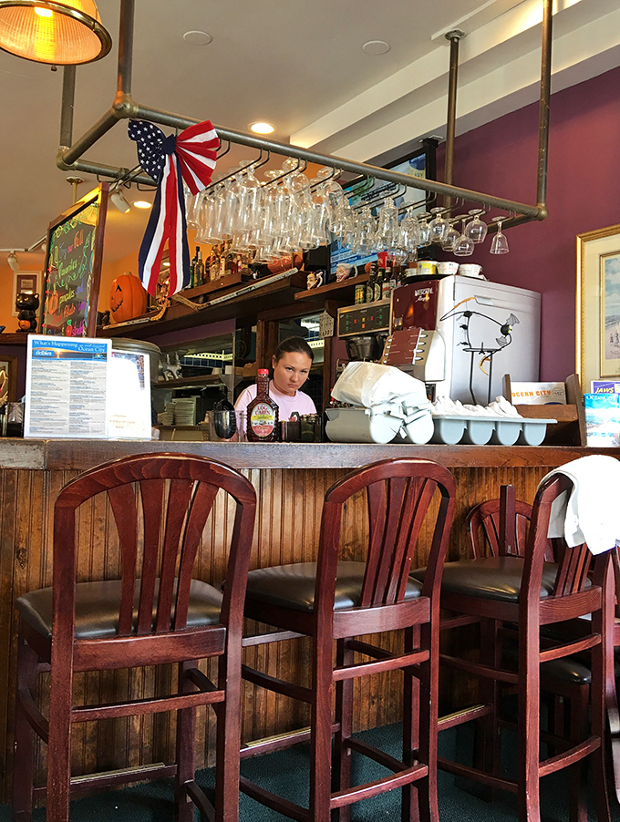The counter seats&mdash;where breakfast theater unfolds before your eyes and coffee refills magically appear before you ask.