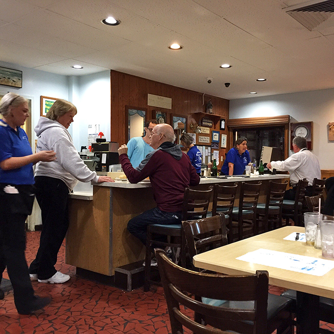 The counter seats offer front-row tickets to the seafood show. Like sitting at the chef's table, minus the pretension.