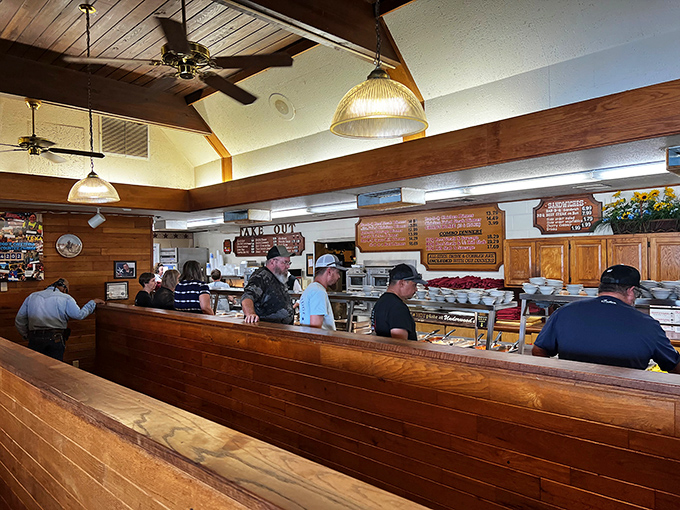 The serving line &ndash; where dreams are dished up one scoop at a time. The anticipation might be the best appetizer they don't advertise.