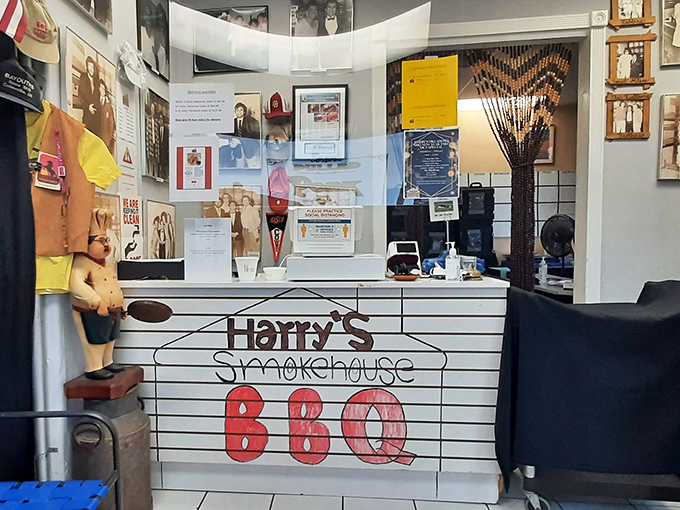 The heart of Harry's operation&mdash;where BBQ dreams come true and sauce-stained napkins go to die a noble death.