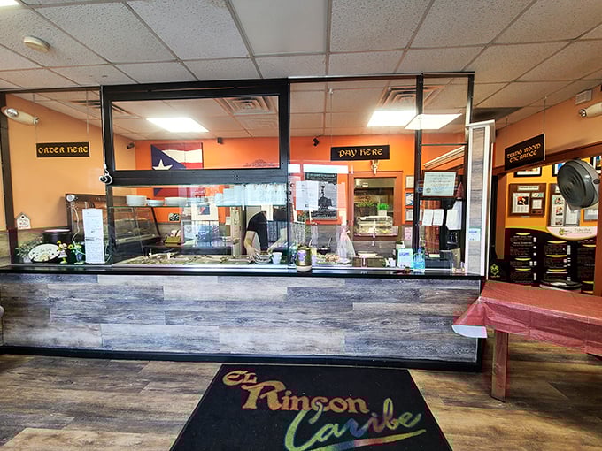 The counter setup invites you to watch culinary magic happen&mdash;where Pennsylvania meets Puerto Rico in a delicious cultural handshake.