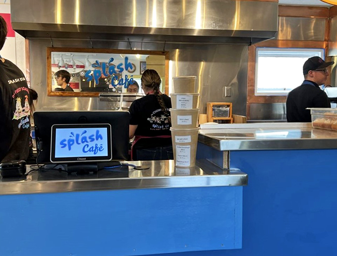 The counter where dreams come true. Watch as your order transforms from menu item to memory-making meal in the hands of seasoned chowder professionals.