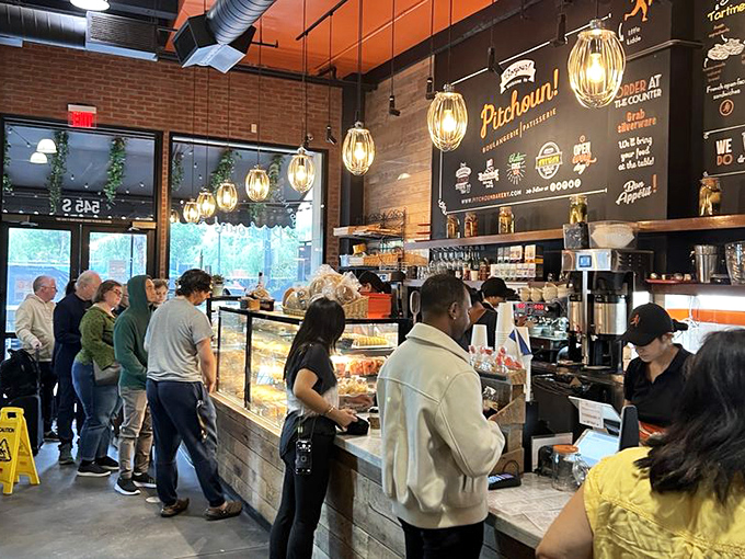 The morning rush at Pitchoun! is a testament to its popularity. Some things are worth waiting for&mdash;these pastries definitely qualify.