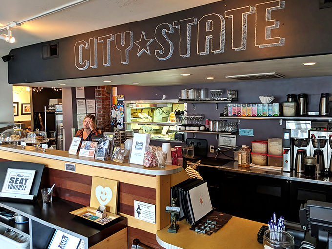 The counter welcomes solo diners and coffee enthusiasts alike, proving that "eating alone" can be the most delightful company sometimes.