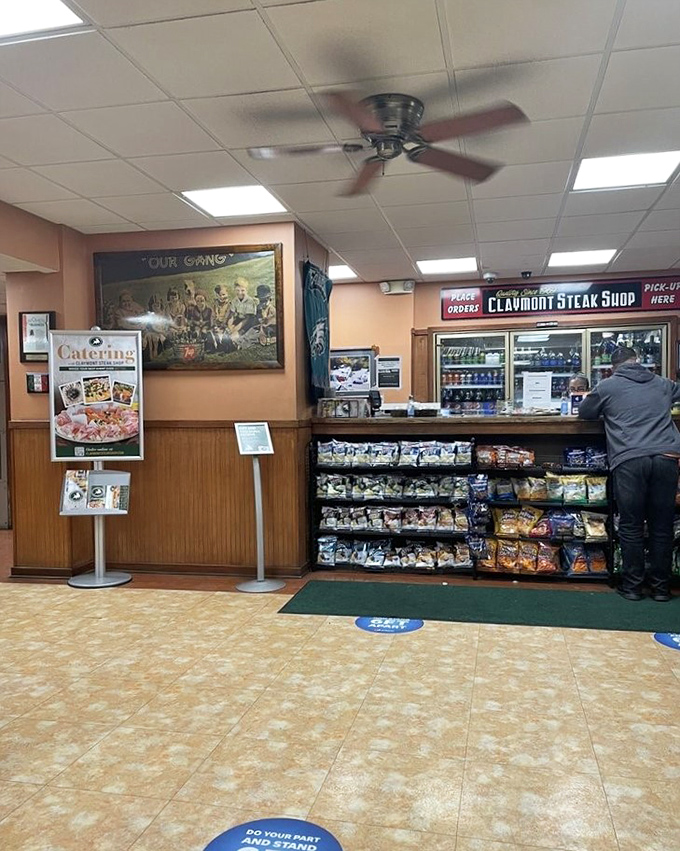 The pickup counter&mdash;where hopes and dreams materialize in the form of paper-wrapped sandwiches and the air smells of possibility.