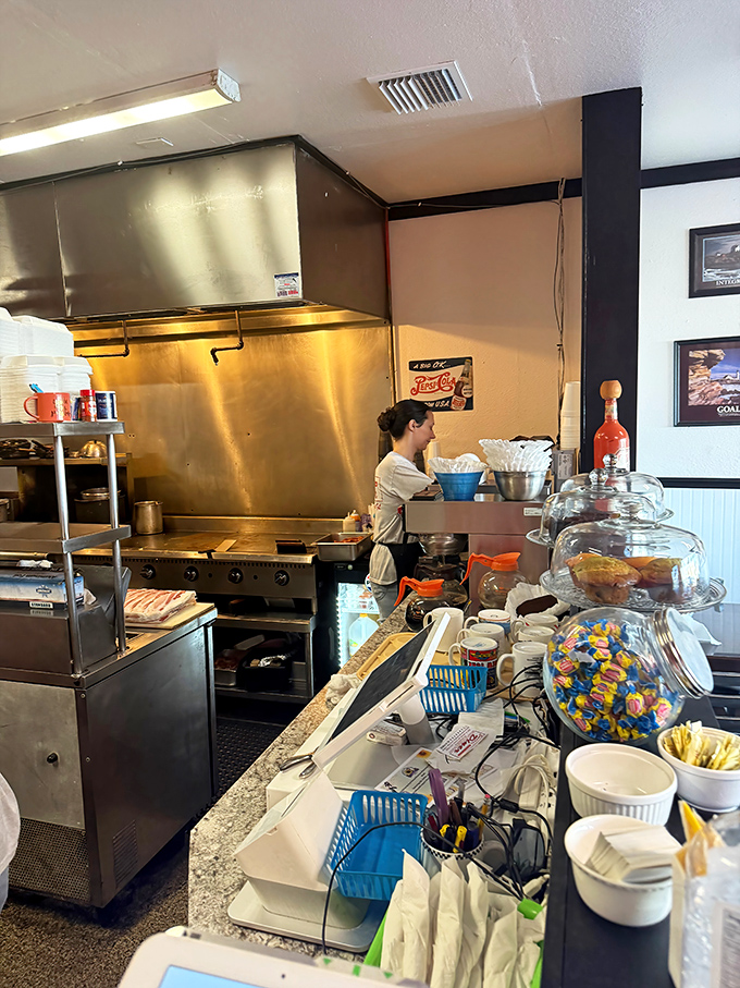 The counter&mdash;where solo diners find community and everyone gets a front-row seat to the breakfast ballet happening in the kitchen.