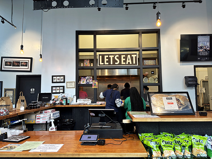 "LET'S EAT" isn't just a sign&mdash;it's the most sensible command you'll gladly obey once you smell what's cooking behind that counter.