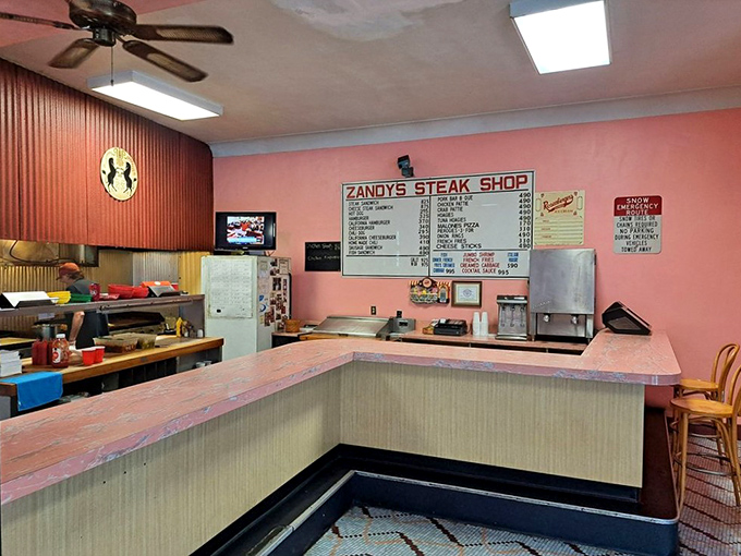 Behind this counter, culinary magic happens with the efficiency of a Swiss watch and none of the pretension.