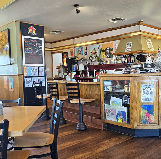 The counter area &ndash; where solo diners find community, regulars find their usual spots, and everyone finds excellent hash browns.