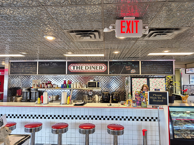 The counter&mdash;where solo diners find community, regulars claim their territory, and everyone gets a front-row seat to the short-order ballet.