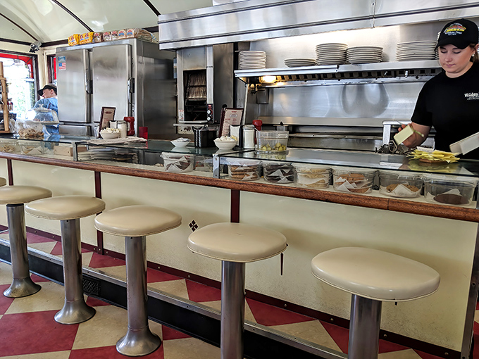 Counter seats: front-row tickets to the greatest show on earth&mdash;breakfast made with the confidence that comes from doing one thing perfectly for generations.