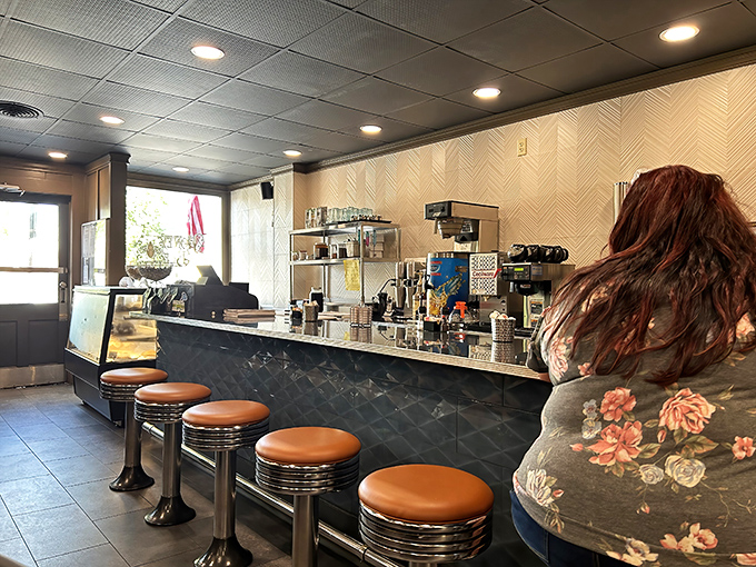 These counter seats have supported more Gettysburg visitors than tour guides&mdash;each one a front-row ticket to the breakfast show.