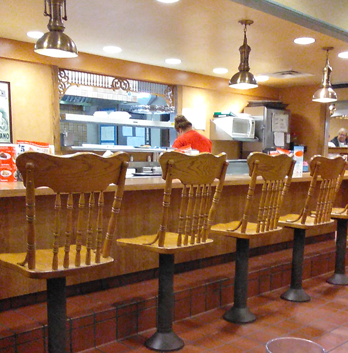 Counter seats: where solo diners become temporary food critics and the short-order ballet unfolds before your eyes. Prime breakfast theater. 