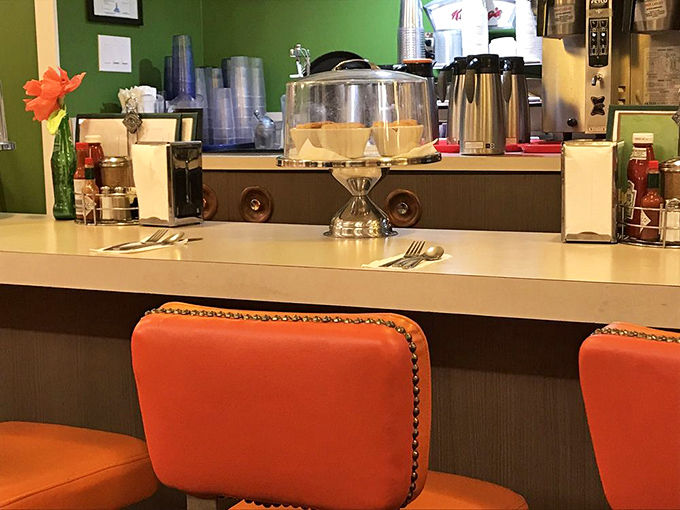 Counter seats: the VIP section of any serious diner. Front-row tickets to the breakfast ballet performed by short-order cooks who never miss a beat.