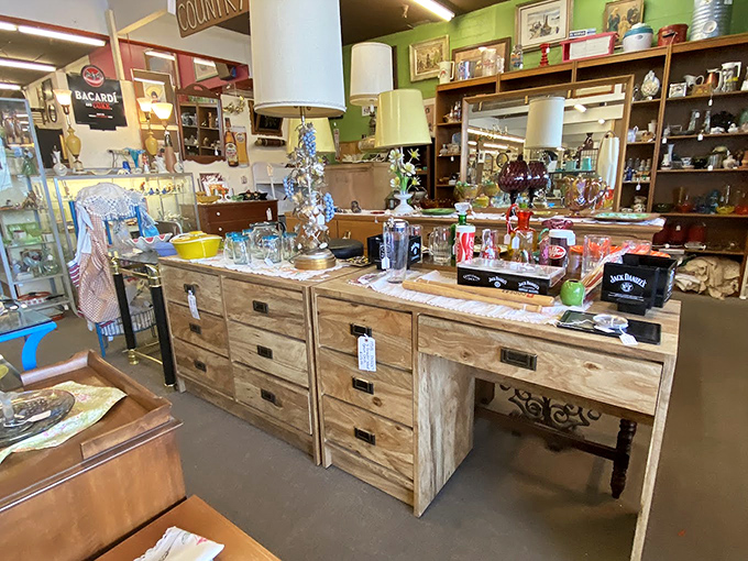 Wooden drawers that have held everything from love letters to kitchen utensils now await a second life in someone's farmhouse-chic renovation.