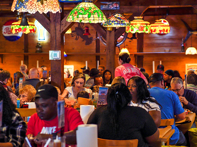The dining room buzzes with the universal language of seafood appreciation&mdash;the silent nods and occasional "mmms" that transcend all barriers.