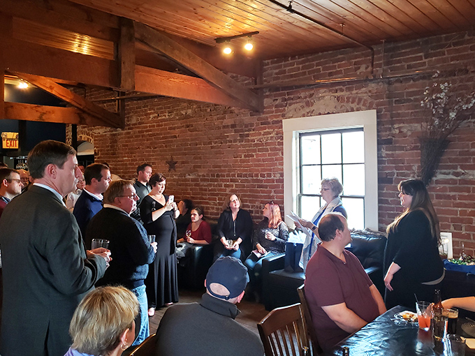 When Culpeper gathers for special occasions, brick walls and wooden beams create the perfect backdrop for memory-making and toast-giving.