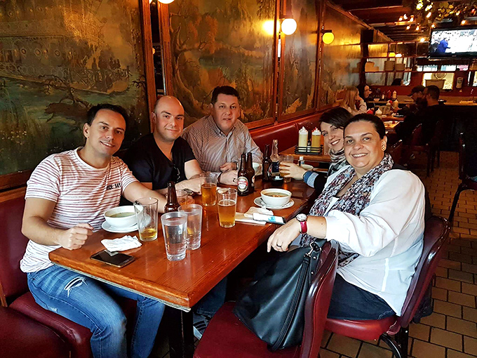 The true measure of any great diner is the joy on diners' faces&mdash;these folks have clearly discovered one of San Francisco's most authentic eating experiences.