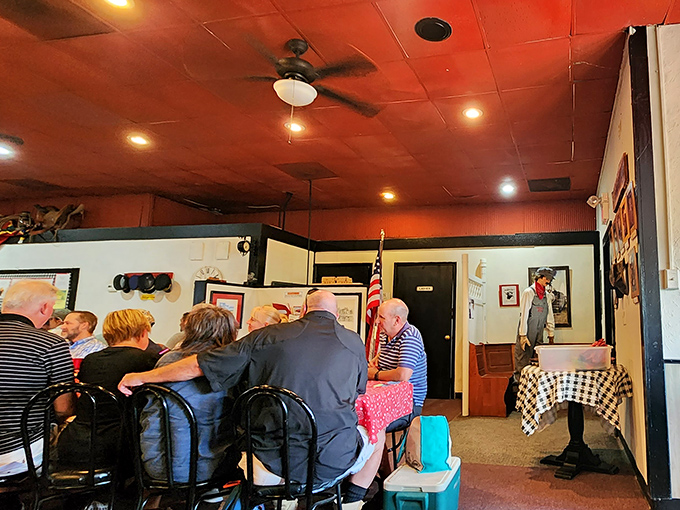 The depot dining room buzzes with conversation and anticipation&mdash;half restaurant, half time machine, completely charming in its unpretentious hospitality. 