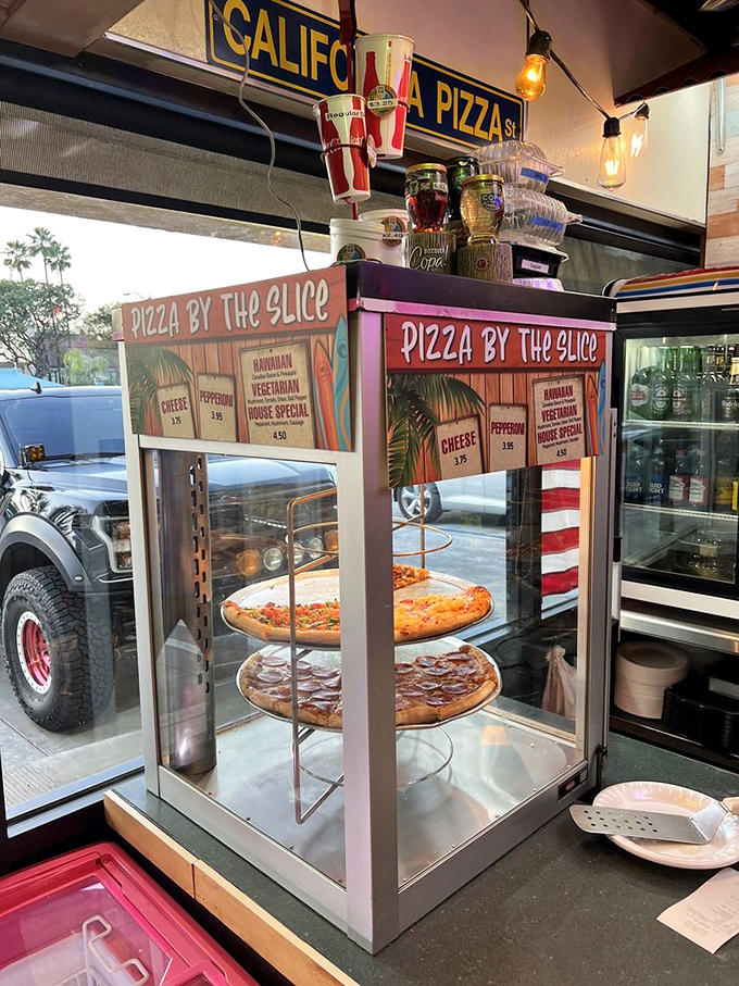 Fresh from the oven, this golden beauty showcases why handcrafted pizza never goes out of style.