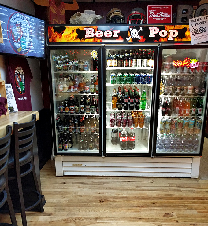 The drink cooler&mdash;where decisions about which beverage will best complement your meat feast become surprisingly philosophical.